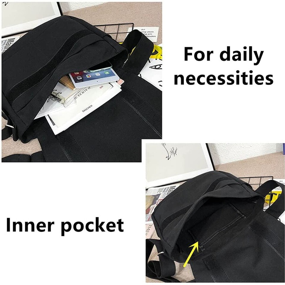 Men's Messenger Bag Waterproof Cross Body Shoulder Utility Travel Work ...