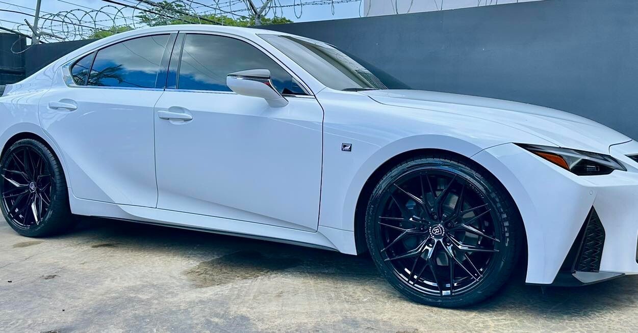 20” ROHANA RFX17 GLOSS BLACK WHEELS RIMS FOR LEXUS IS200 IS250 IS300 ...