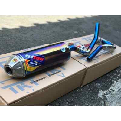 Triton Exhaust Original Type Pro-5 Silver Color FOR YAMAHA WR155 | eBay ...