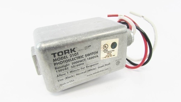 Tork 2101 Photocontrol 1/2" Conduit Mounting Heavy Duty Spec Grade ...