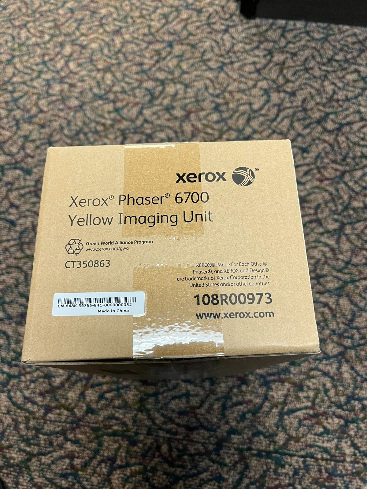 Yellow Imaging Unit for Xerox Phaser 6700 108R00973, new in Box | eBay