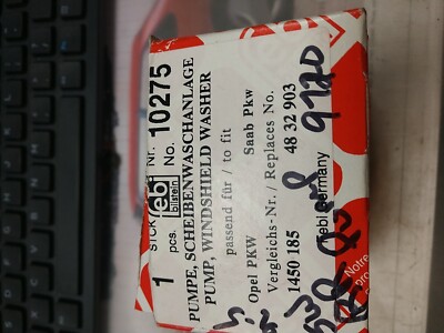 NEW Febi Saab 9-5 Wagon Rear Washer Pump 10275 4832903 1999-2001 | eBay