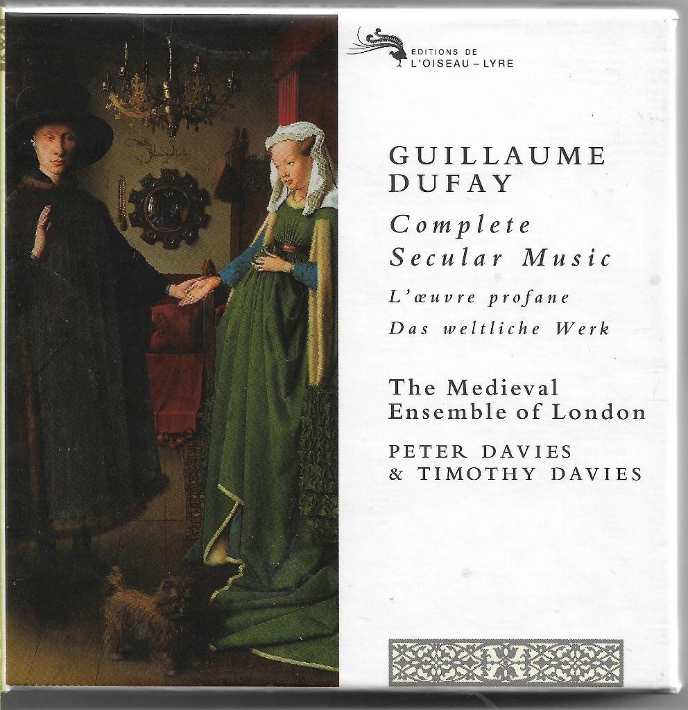 GUILLAUME DUFAY Complete Secular Music L'OISEAU-LYRE 5CD set ...