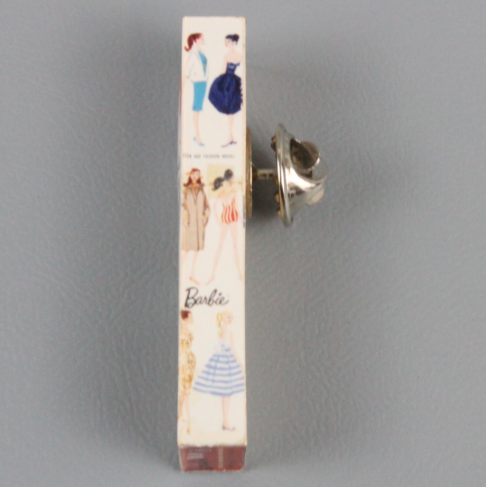 Vintage Barbie Doll Box MINIATURE PIN Handcrafted 2 inch lapel pin ...