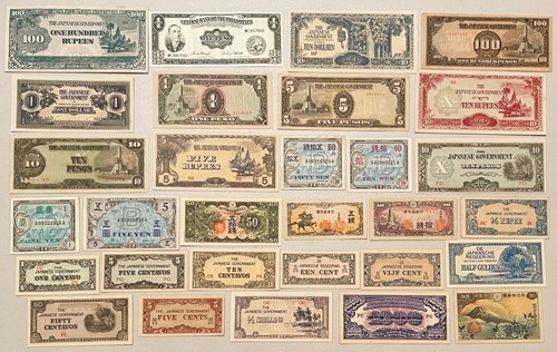 🔥 30 OLD ASIA NOTES / JAPAN WWII & MORE 🔥SEE PICTURES⚡️NoRsv & FREE ...