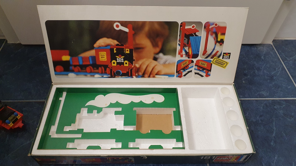 LEGO System classic vintage Eisenbahn Train Set 181 60er alt 60s OVP ...