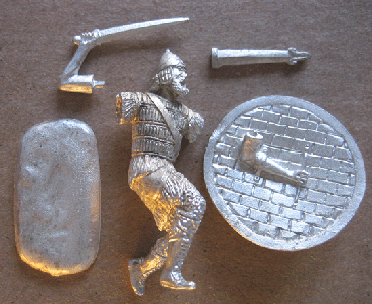 Valiant Miniatures Kit# 9920 - Assyrian Infantryman - 670 B.C.- 54mm | eBay