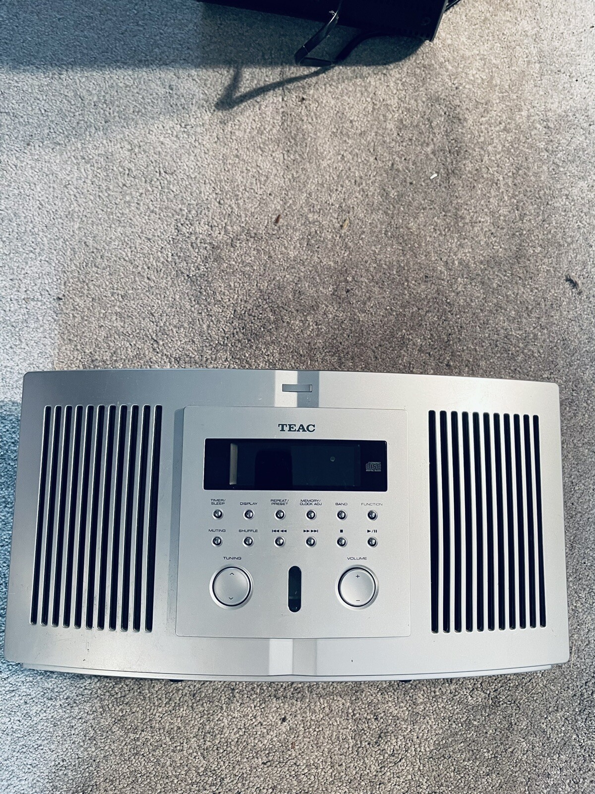 Teac CD-X6 Wall Mount Stereo System Front Load CD Player Tuner Aux ...