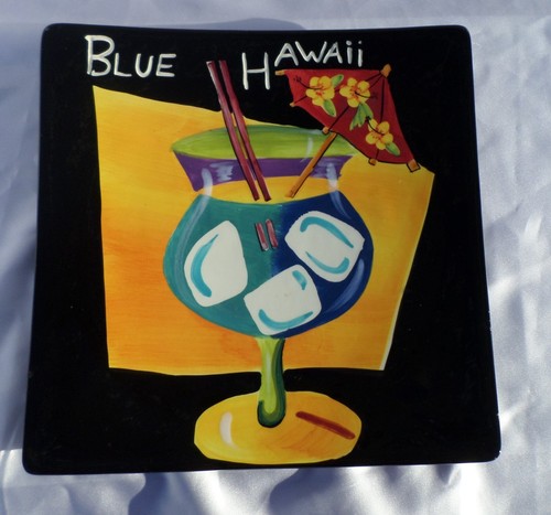 Mary Naylor Designs Handpainted decorative Wall Plate 2004 Blue Hawaii ...