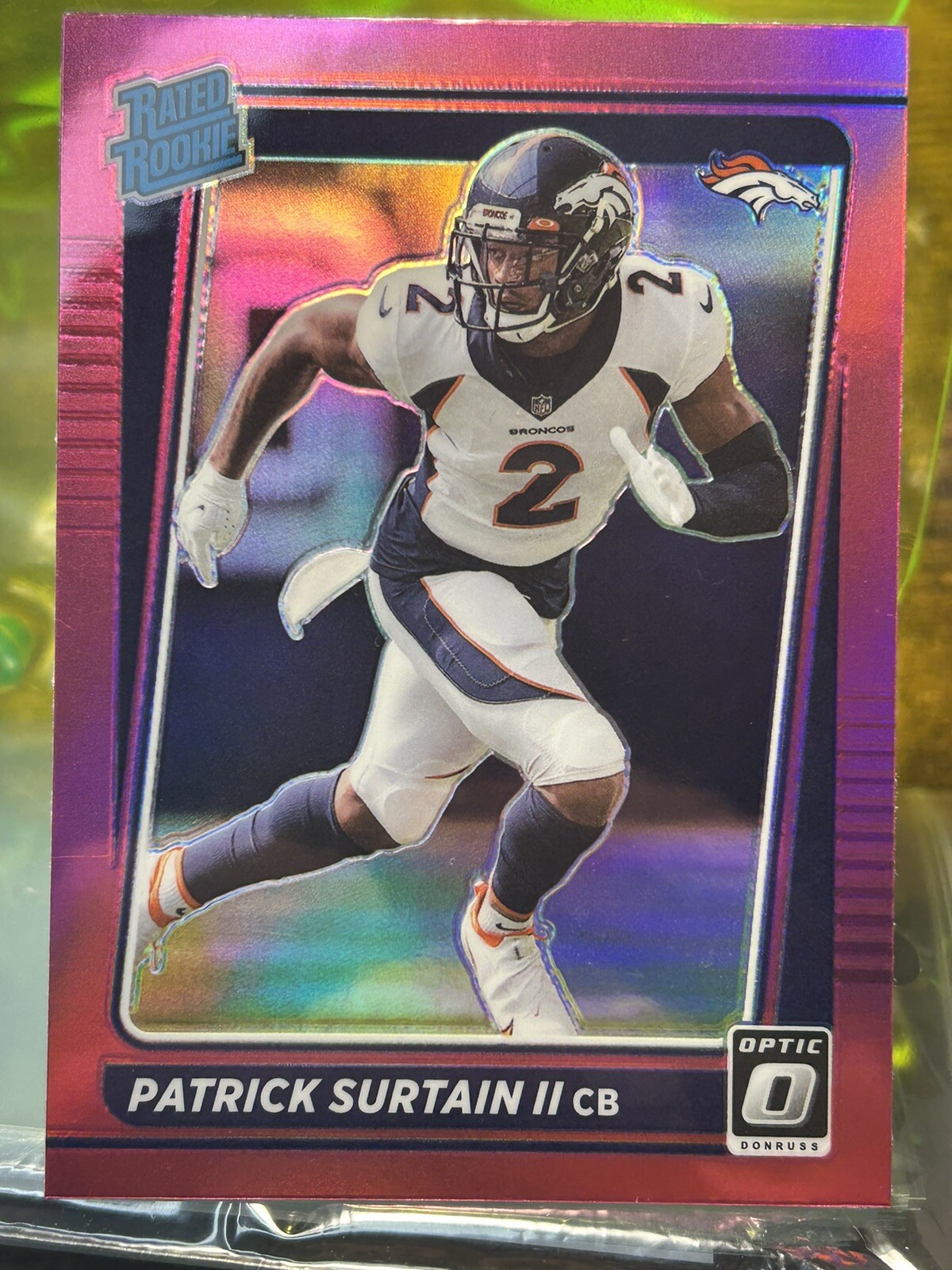 2021 Donruss Optic Pink #244 Patrick Surtain II RC | eBay