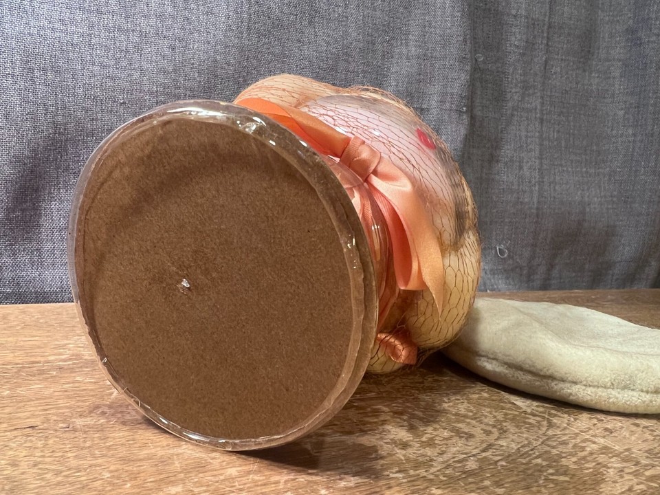 Vintage Powder Puff Head 1950's 1960's Complete Antique Retro Beauty ...