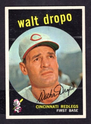 1959 TOPPS WALT DROPO CARD NO:158 NEAR MINT CONDITION | eBay