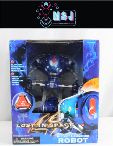 1997 Lost in Space Robot Rocket Launcher Action Figure W/ Movie Sound ...