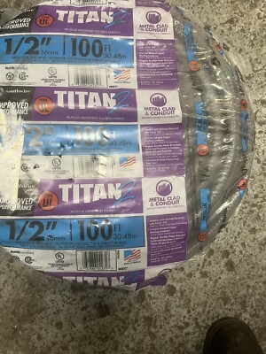 Southwire TYPE UL Titan Liquidtight Flexible Metal Conduit 1/2in X ...