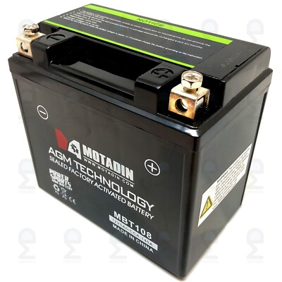 AGM BATTERY FOR YAMAHA RAPTOR 90 YFM90 2009-2023 / RAPTOR 125 YFM125 ...