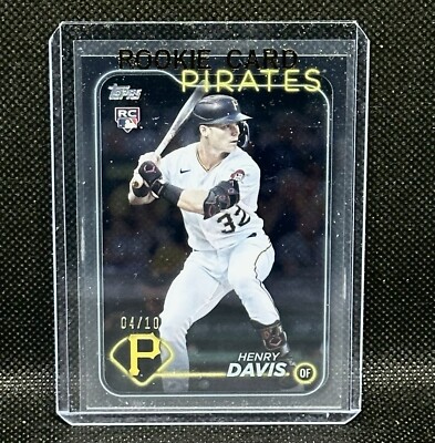 2024 Topps Series 1 Henry Davis Clear Acetate /10 #295 Pirates | eBay