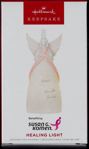 Hallmark Healing Light Susan G. Komen Breast Cancer Christmas Ornament ...