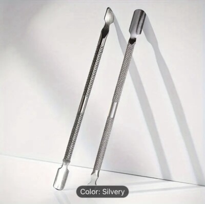 Cuticle Pusher Nail Stainless Steel Scraper Remover Manicure Pedicure ...