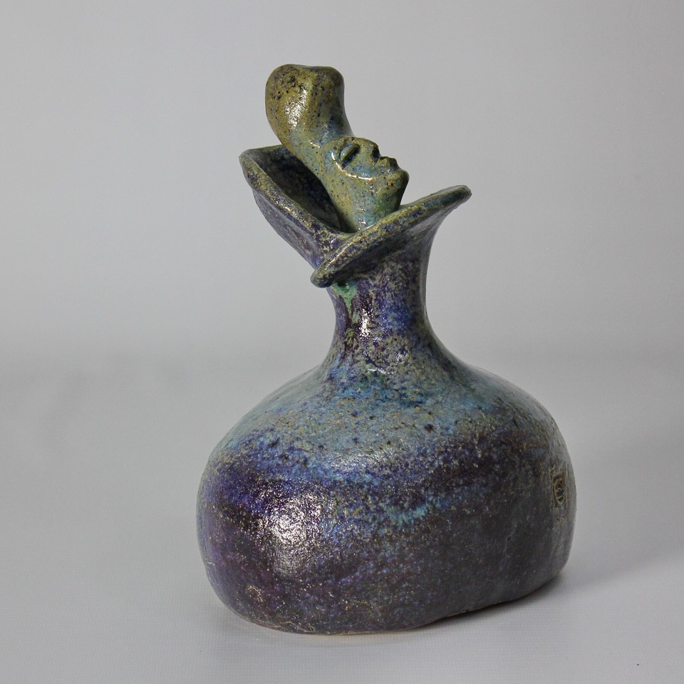 Art Statue Vase. Creative Sculpture Vase. Female figure vase. Female ...