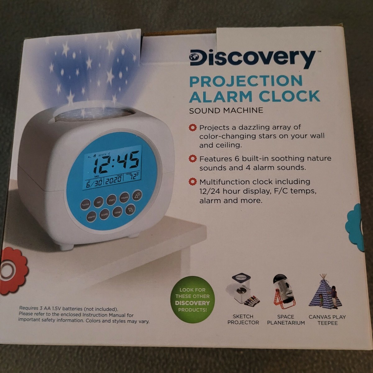 Alarm Clock That Projects Stars On Ceiling | Shelly Lighting