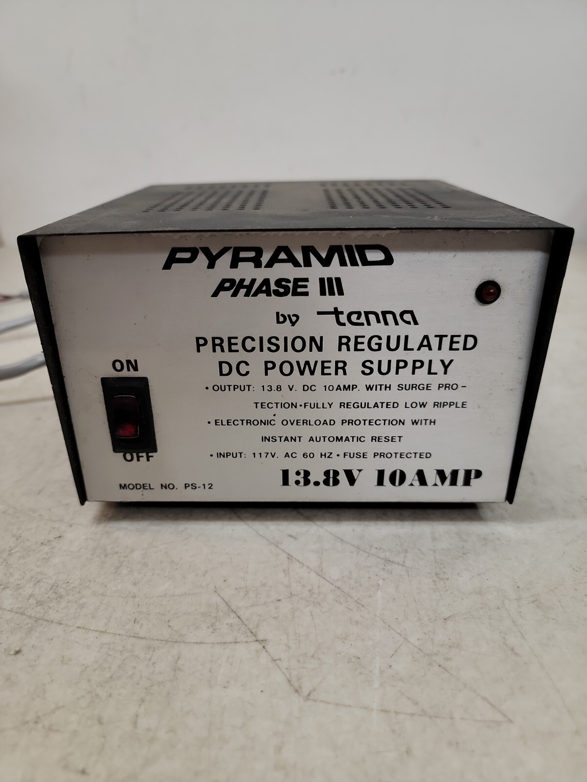 Pyramid Phase III power supply Model PS-12 | eBay