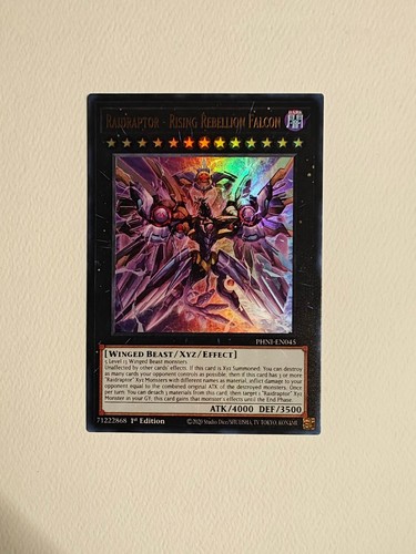 Yugioh! Raidraptor - Rising Rebellion Falcon - PHNI-EN045 - Ultra Rare ...