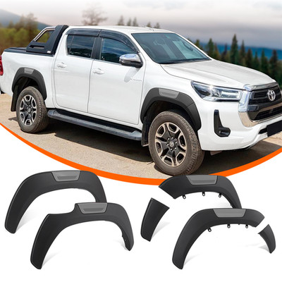 Wheel Arches Fender Flares Accessories For Toyota Hilux MK8 2015-2023 ...