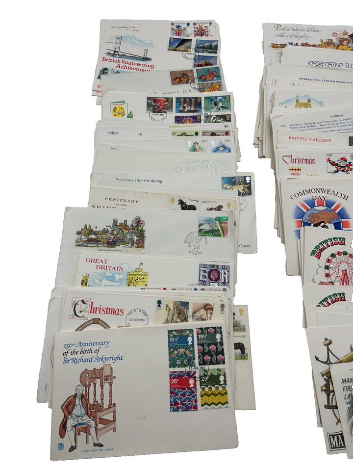 Joblot Of Vintage First Day Covers 1970s & 1980s Royal Mail Great ...