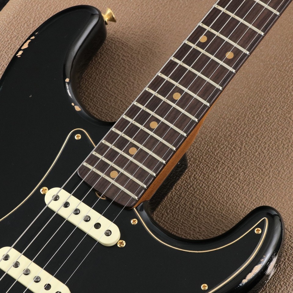 Fender Custom Shop 1962 Stratocaster Gold hardware Relic Aged Black S/N ...