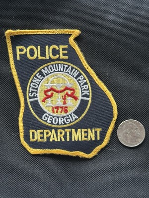 Stone Mountain Park Georgia Police Patch - Gently Used | eBay