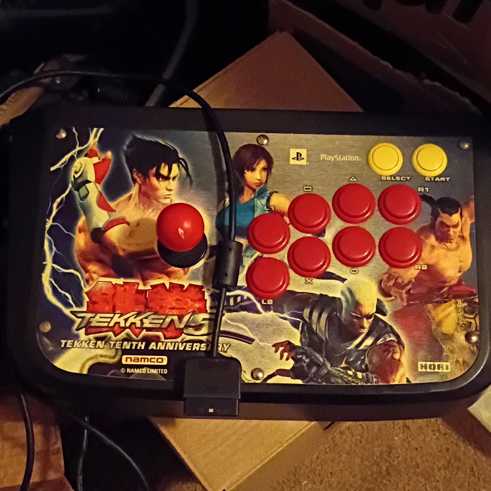 Namco Tekken 5 Tenth Anniversary Wired Arcade Fight Stick Multicolor ...