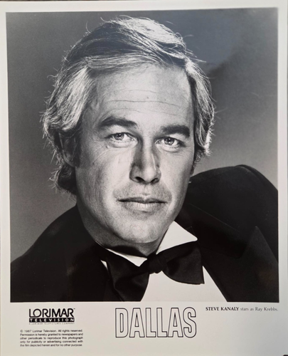 Vintage 1987 8x10 BW Press Photo Steve Kanaly as Ray Krebbs Dallas ...