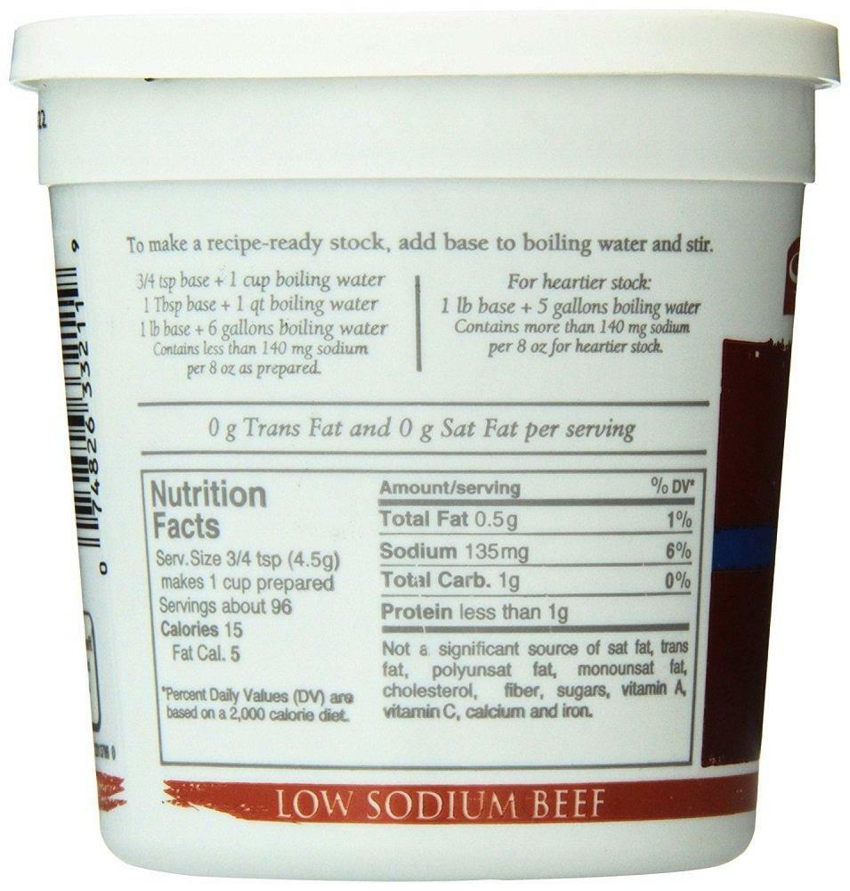 Nestle+Minors+Low+Sodium+Beef+Base+1+Pound+6+per+case. for sale online ...