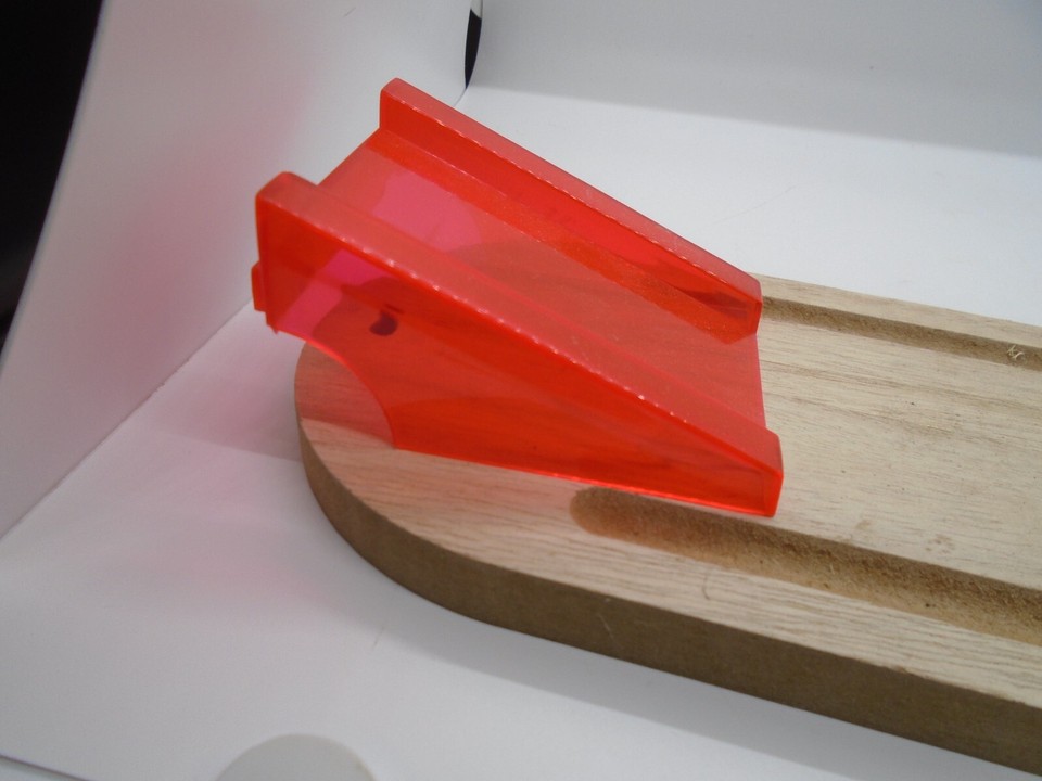 Wooden Bowling Game Includes Wood Lane, Pins, Rack for Pins, Ball ...