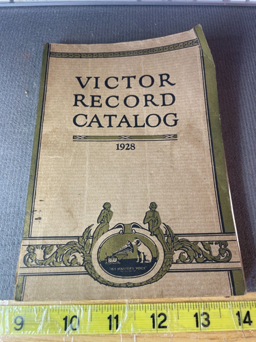 Antique 1928 Edition, Victor Record Catalog | eBay