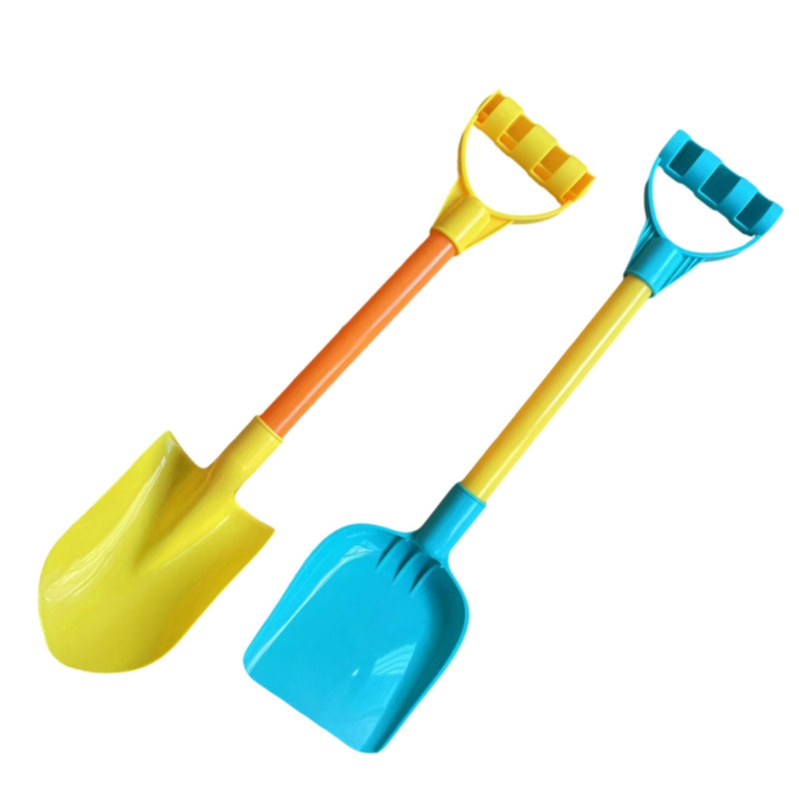 2 Pieces Beach Spades Kids Garden Tool Shovels Toys for Children Girls ...