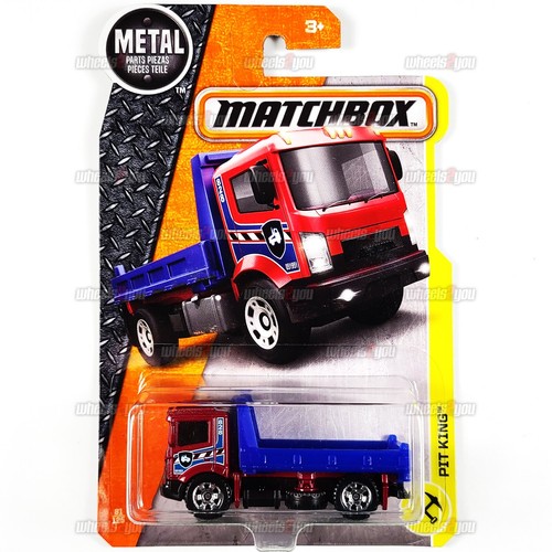 2017 Matchbox PIT KING #81 red Flatbed Tow Truck - MBX Construction - 1 ...
