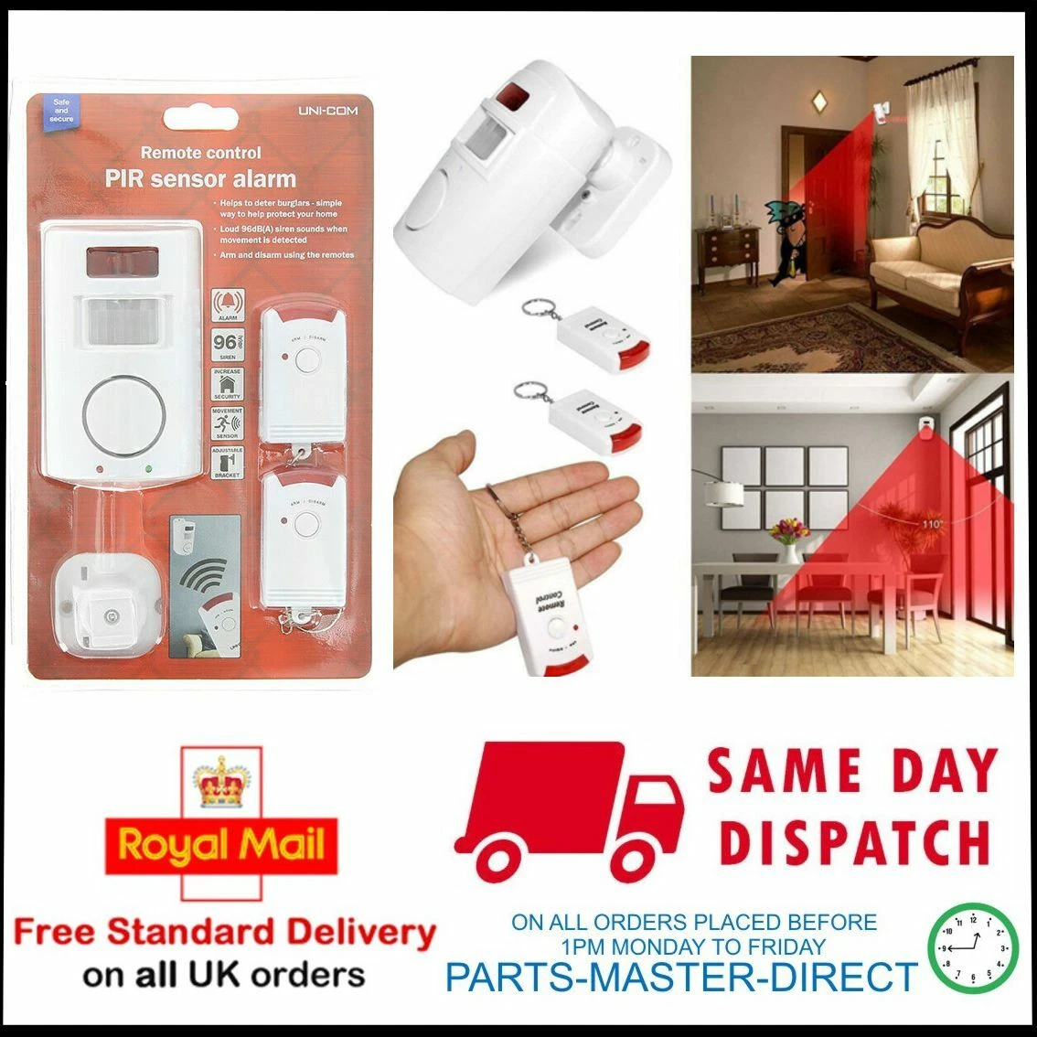 Loud Driveway Alarm Wireless Outside, Motion Sensor Alarm, 53% OFF