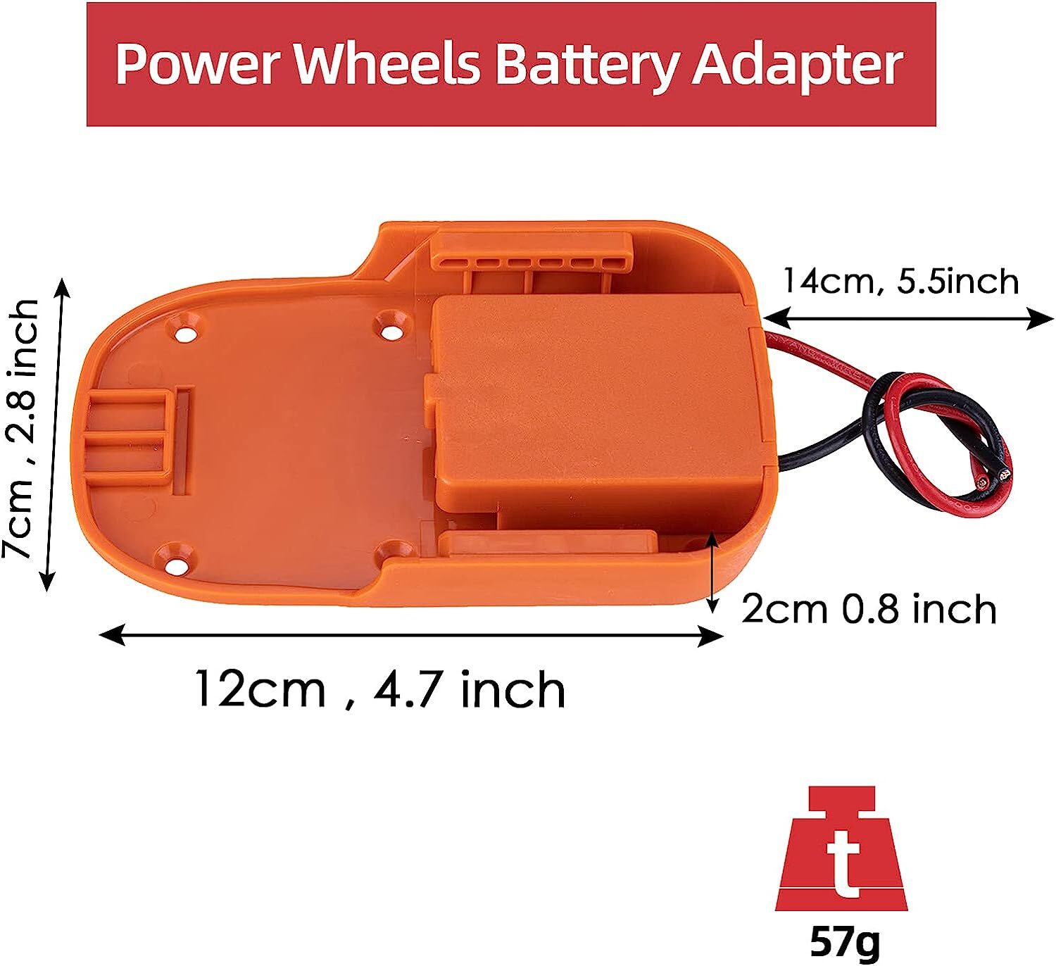 for Power Wheel Adapter for Ridgid for AEG 18V li-ion Battery Holder ...