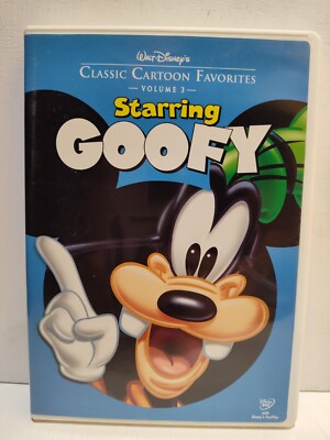 Disney's CLASSIC CARTOON FAVORITES: VOLUME 3 - STARRING GOOFY DVD RARE ...