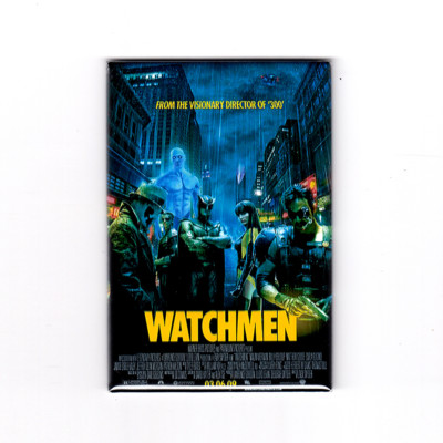 WATCHMEN (2009) - 2" x 3" MOVIE POSTER MAGNET (dc comics roarshach pin ...