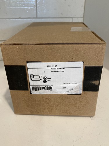 Brand New Emerson Appleton LL67 2” Grayloy FM7 Conduit Body Type LL | eBay