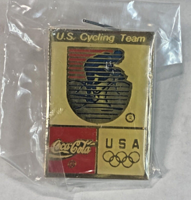 Vintage Cycling USA Team Olympic Coca Cola Lapel Pin Hat Pin / 1992 ...