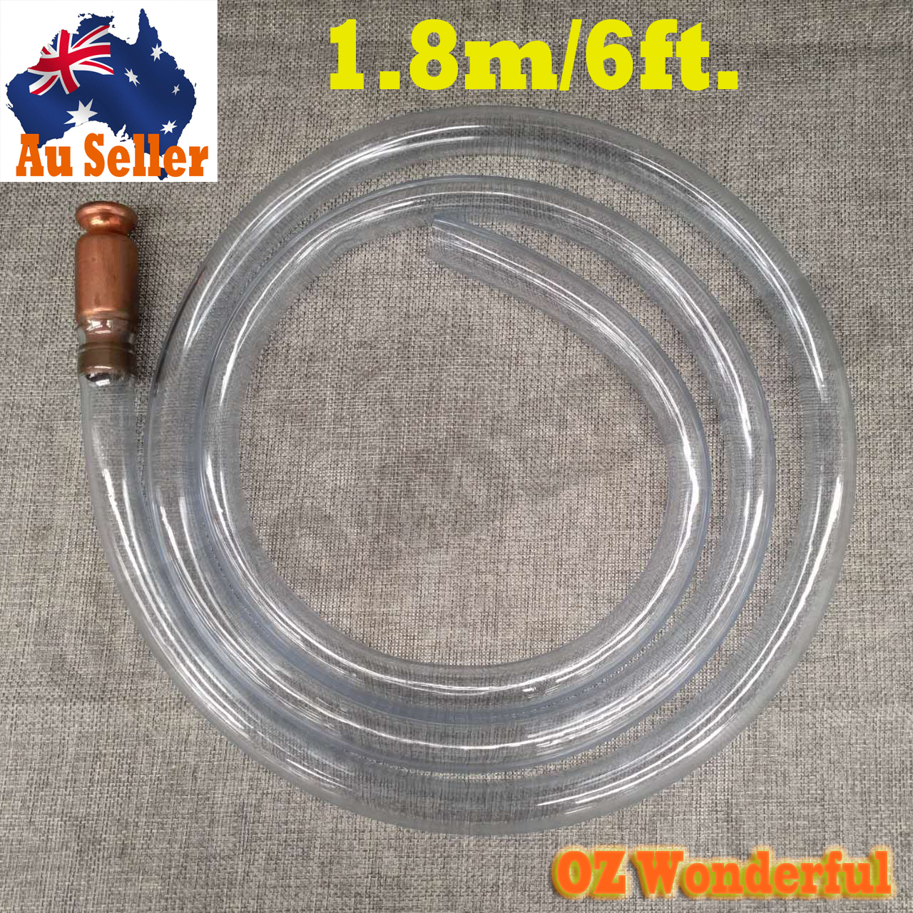 1.8M Automatic Water Jiggler Liquid Transfer Self Priming Shake Siphon ...