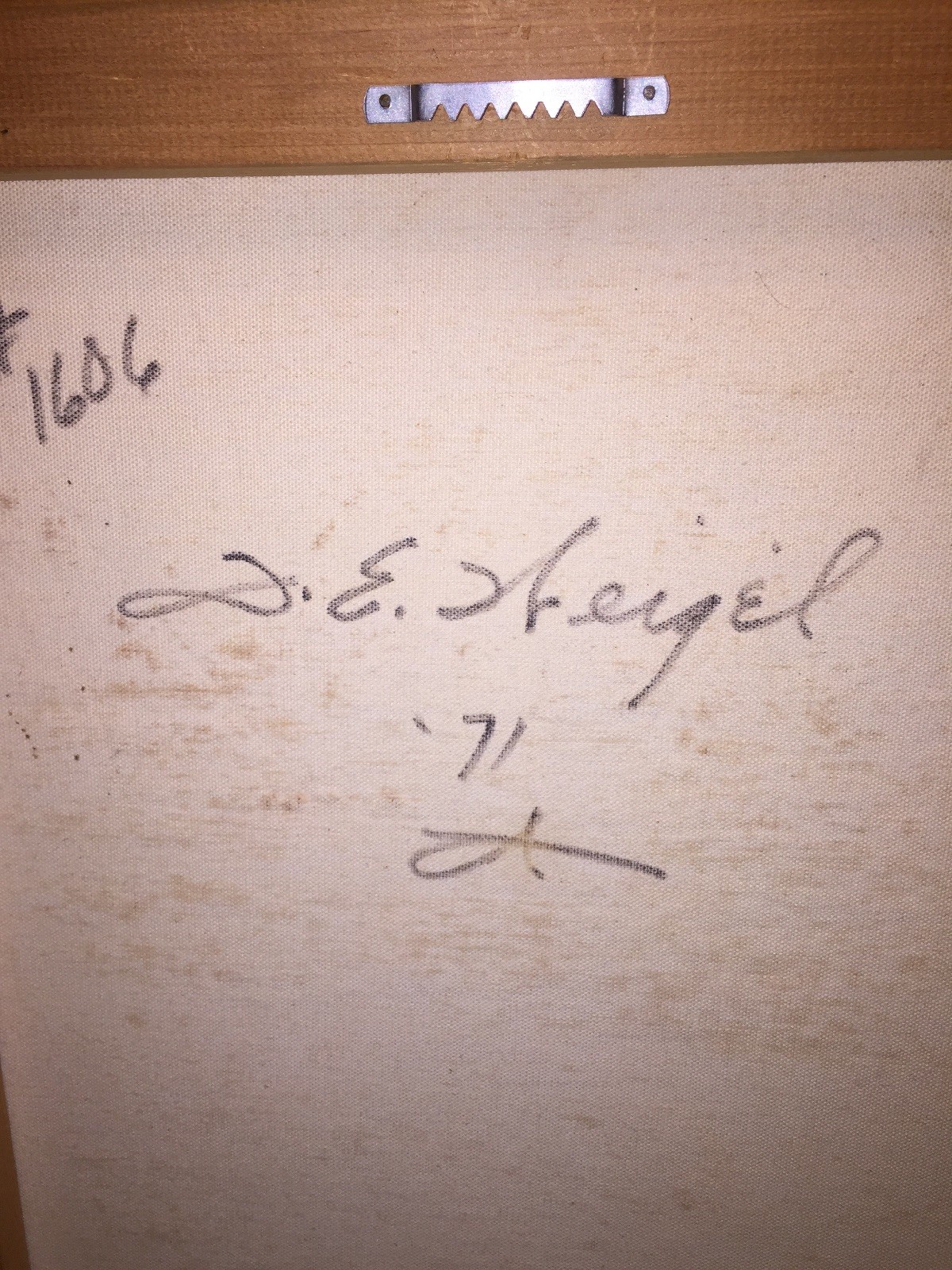 D.E. WEIGEL~IMPRESSIONIST ARTIST~1971 OIL PAINTING~SHORELINE SCENE W ...