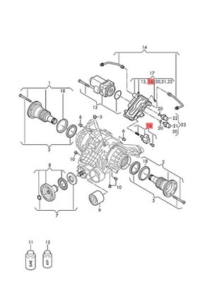 Genuine AUDI A4 Avant S4 quattro A5 S5 Cabriolet Repair Set 0BF598079 ...