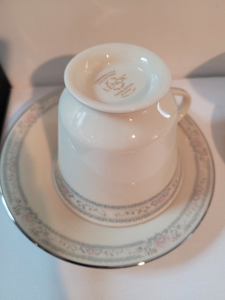 Lenox Charleston Cosmopolitan Collection Cup & Saucer Set, new ...