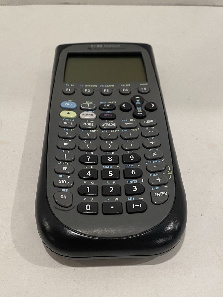 Gray TI-89 Titanium Edition Graphing Calculator With Cover Tested And ...