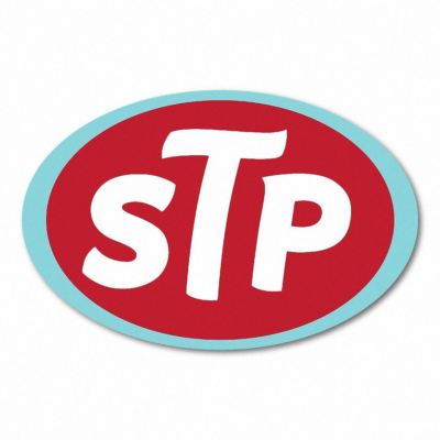 VINTAGE STP OIL Decal Sticker Vintage Retro Man Cave Hot Rod Stickers ...