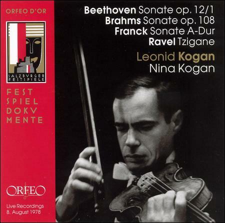 Leonid Kogan Plays Beethoven, Brahms, Frank, Ravel by (CD, 2005) for ...